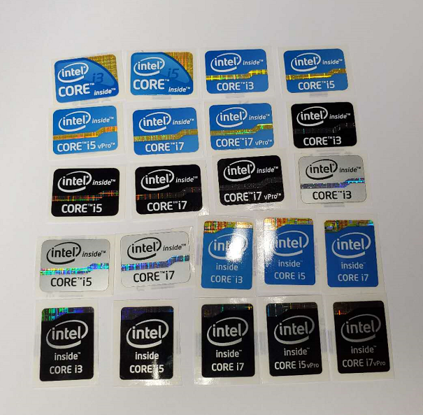 Original Intel intel CPU CORE sticker 12345th generation i3i5i7 sticker ...