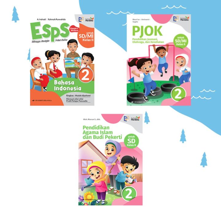 Buku Paket Kelas 2 SD Kurikulum Merdeka - Erlangga | Lazada Indonesia