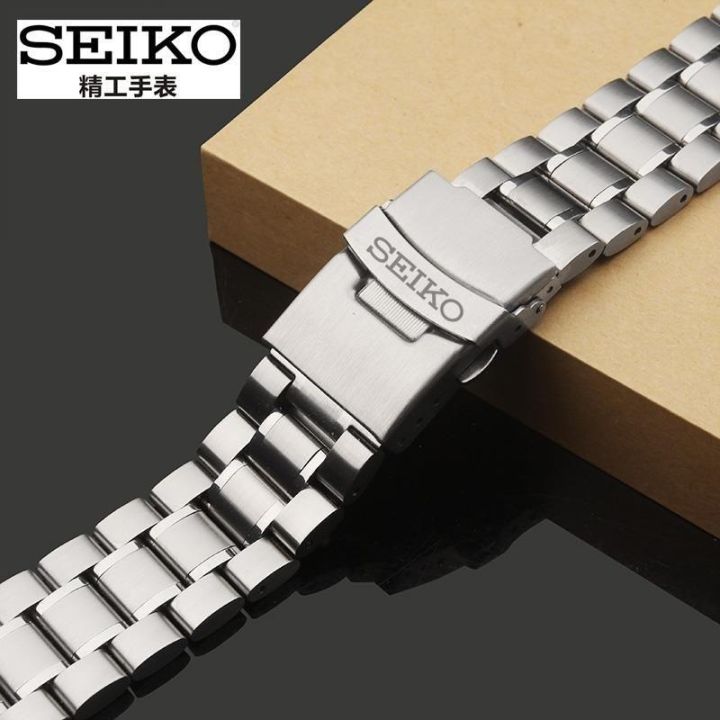 Seiko SEIKO No. 5 strap steel strap padi stainless steel double safety ...