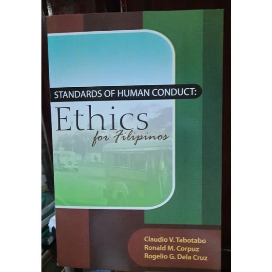 book Standards of Hman Conduct:Ethics for Filipinos by Tabotabo | Lazada PH