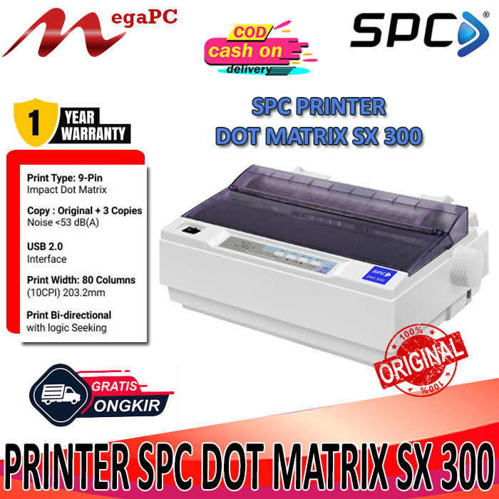 Printer SPC Dot Matrix SX 300 9 Pin | Lazada Indonesia