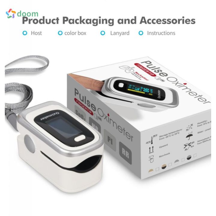 【Ready Stock】Omron Finger Pulse Fingertip Oled SPO2 PR PI RR Blood ...
