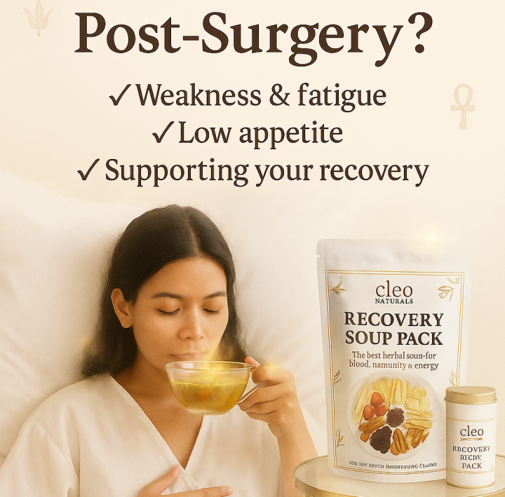 Cleo Recovery Soup Pack – Herbal Post-Surgery Food for Blood, Immunity ...
