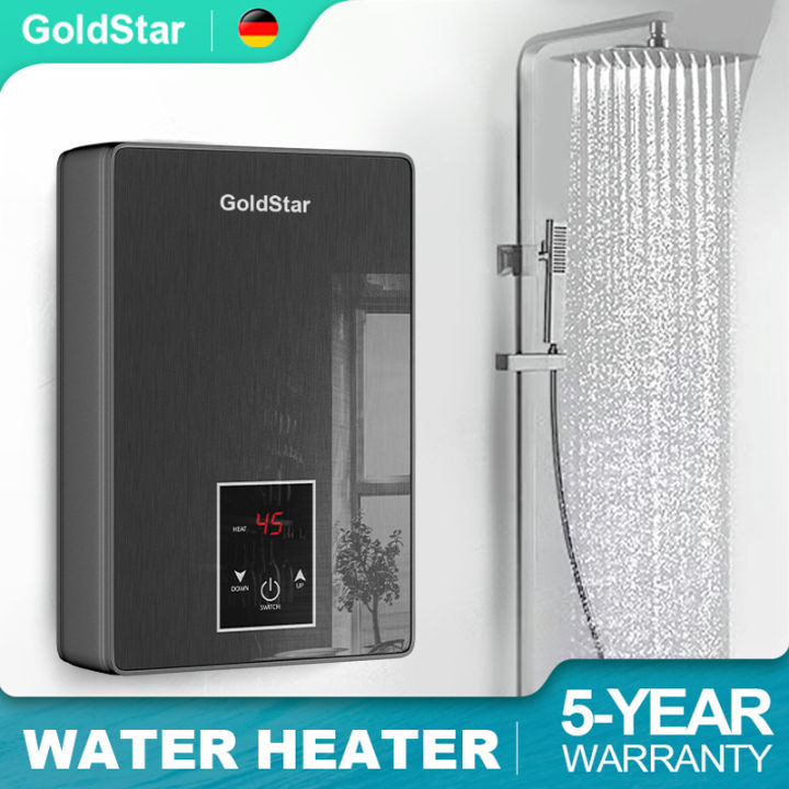 HHS Gold Star Water Heater Electric LCD Touchscreen With Self ...
