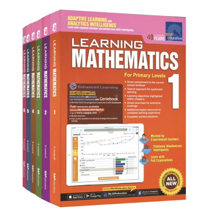 1-6 Sap Learning Mathematics Book Grade Children Learn Math Books ...