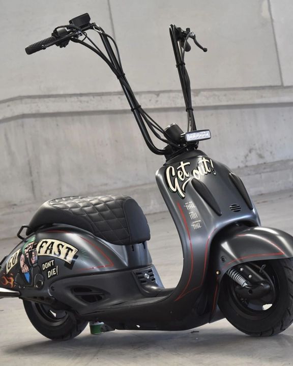 Imported Honda retro Turtle King 50CC EFI water-cooled scooter for men ...