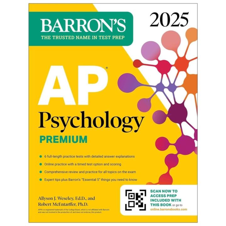 AP Psychology Premium, 2025: Prep Book with 3 Practice Tests ...