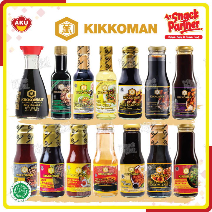 KIKKOMAN Sauce - Saos Saus Soy Sauce Kecap Asin Jepang Shoyu Yakiniku ...