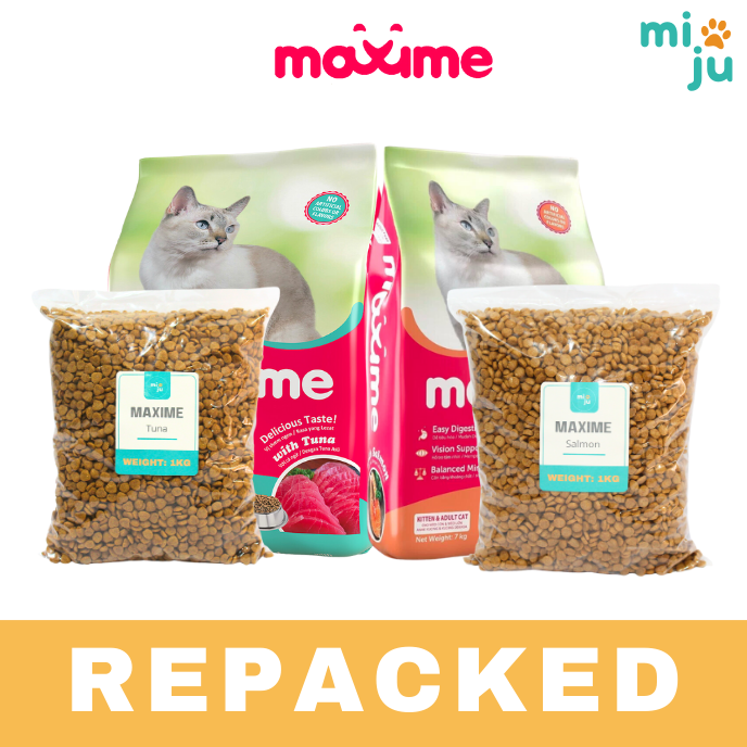 Maxime Catfood Tuna/Salmon Flavor - Repacked (1kg) | Lazada PH