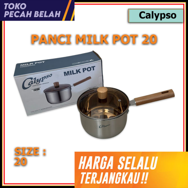 Calypso Panci Susu Tutup Kaca Non Stick Pot 20 cm Milk Pan Glass Lid C ...