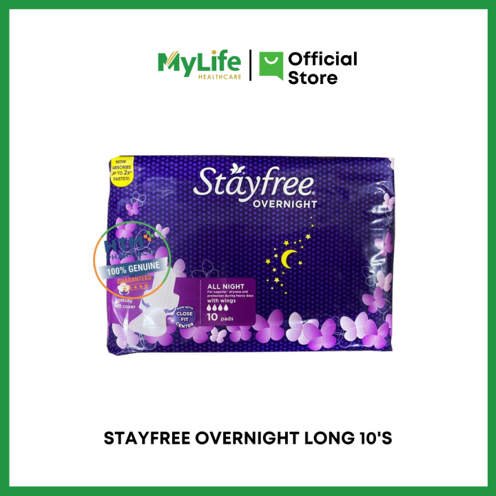 STAYFREE OVERNIGHT LONG 10'S | Lazada