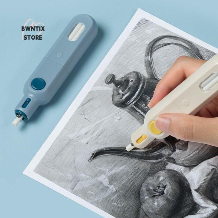 BWNTIX Core Replacement Electric Eraser with Refills Leave No Mark Less ...
