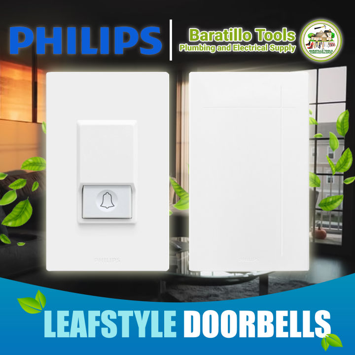 Original Philips Leafstyle IP54 Doorbell & Doorbell Chime | Lazada PH