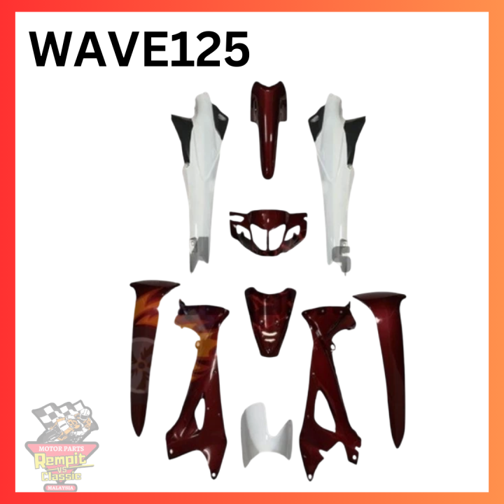 WAVE125 ORIGINAL HLD COVER SET (3 DESIGNs) | Lazada