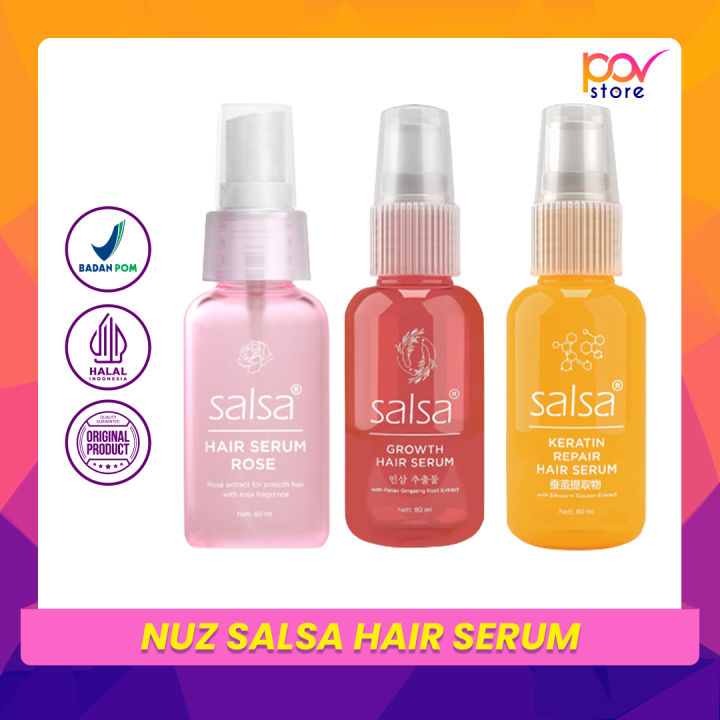 SALSA Hair Serum - Perawatan Rambut Keratin & Growth Treatment - Serum ...