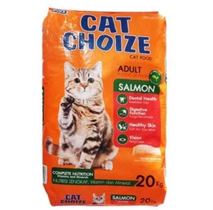 CAT CHOIZE Cat Food 20kg Salmon Adult Freshpack | Lazada Indonesia