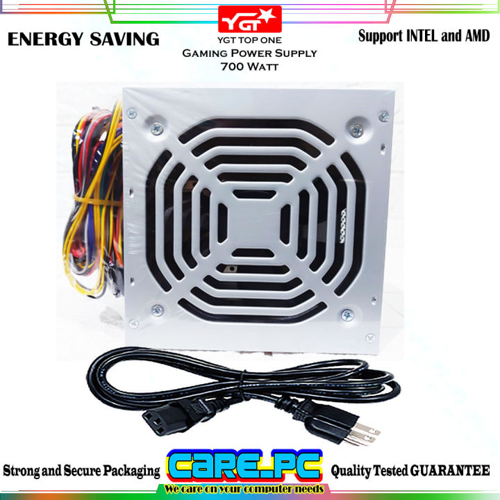 YGT Power Supply Unit (ATX - 750W BIG FAN) Longer Lifespan compared to ...