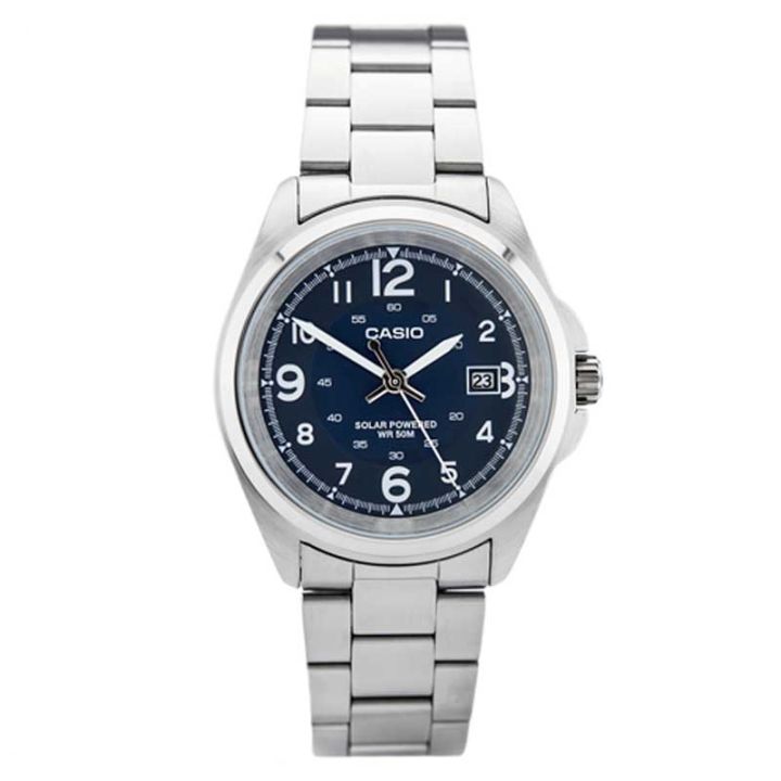 CASIO ORIGINAL - CASIO MTP-S101D-2B - MEN LA - Stainless Steel - Perak ...