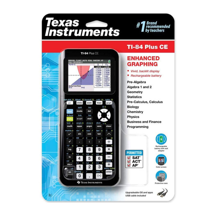 Texas Instruments TI-84 Plus CE - Máy tính Khoa học Lập trình Vẽ đồ thị ...