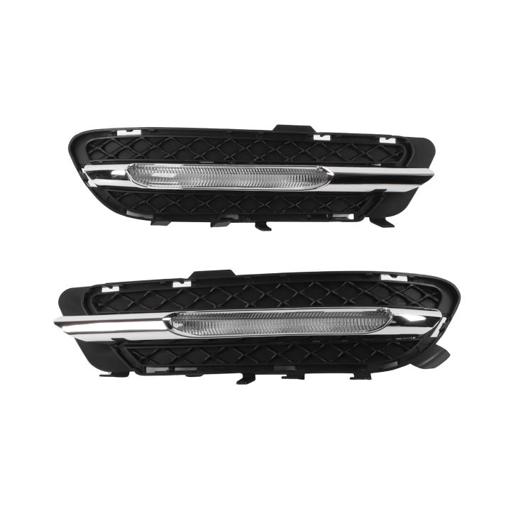 คู่ Foglight กลางวันไฟเดย์ไลท์2128851574สำหรับ Mercedes‑Benz W212 E250 ...