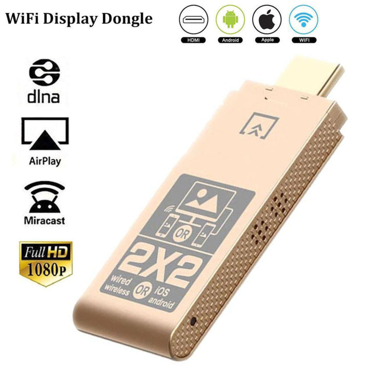 WiFi Display Dongle, Wireless WiFi HDMI Display Dongle 2.4GHz TV Stick ...