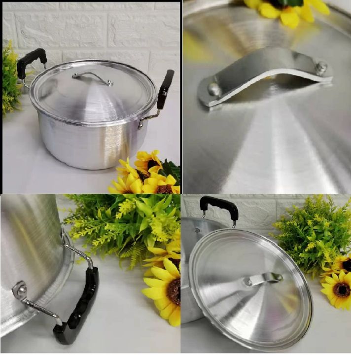 Side to Side Handle Kaserola / Casserole Stainless Steel Cooking Pot LG ...