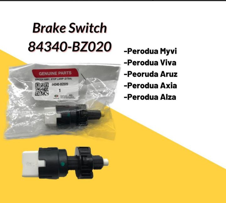 Original Perodua Brake Switch Myvi / Alza / Axia / Vios (84340-BZ020 ...