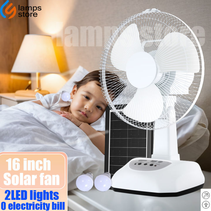 Solar fan Aluminum solar electric fan with panel 12 16 Inch standard ...