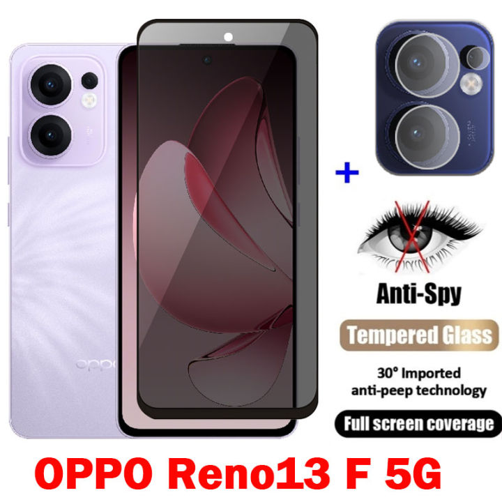 OPPO Reno13 F 5G 2025 Privacy Film Private Tempered Glass For OPPO Reno ...