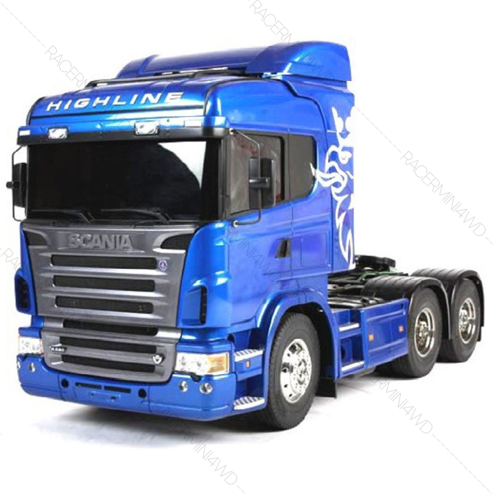 TAMIYA 56327 1/14 R/C Tractor Truck Scania R620 6X4 Highline (Blue ...