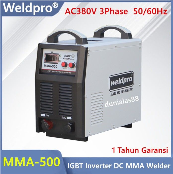 Mesin Las Weldpro MMA 500A Inverter Trafo Las MMA-500 IGBT 3 Phase 500 ...