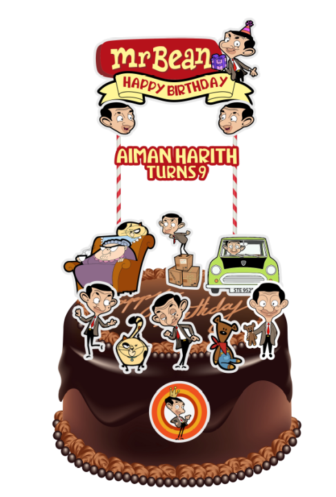Mr. Bean Mr Bean cake topper | Lazada