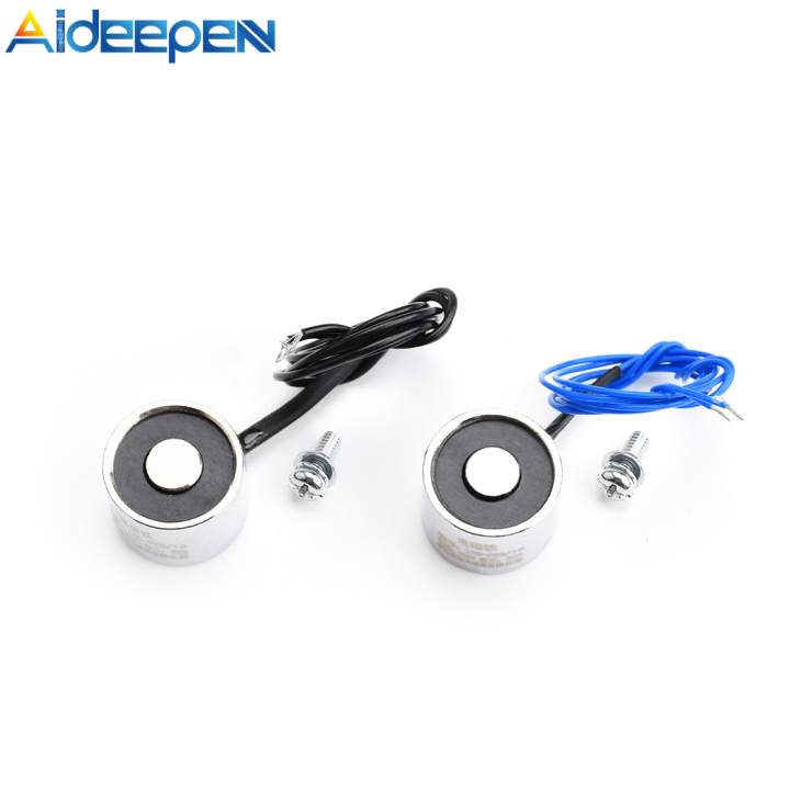 Aideepen 3KG Suction Electromagnet Solenoid DC5V/24V Lifting Holding ...