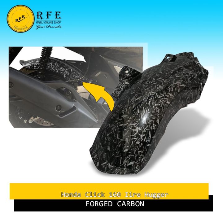 Honda PCX 160 Tire Hugger Forged Carbon Design / Rear Fender / Mud ...