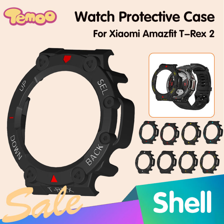 Temoo PC Protector สำหรับ Xiaomi Amazfit T-Rex 2สมาร์ทนาฬิกา Dial Shell ...