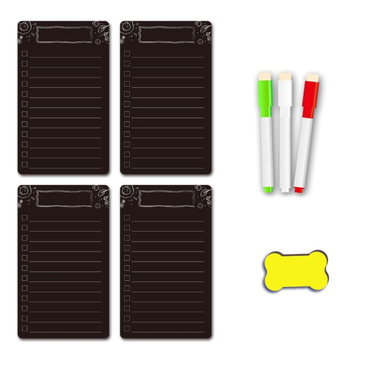 Fridge Magnetic Blackboard Message Board Magnetic Blackboard Checklist ...