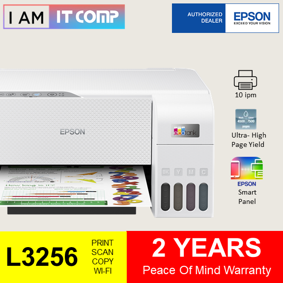 Epson EcoTank L3156 / L3256 All-in-One Ink Tank Printer | Lazada