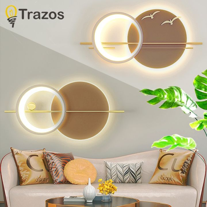 TRAZOS Creative Left Right Style Home New Modern LED Wall Lights Living ...