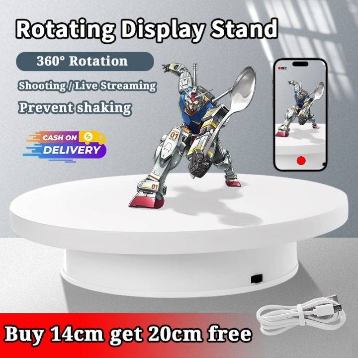 Rotating Turntable Electric Display Stand 360° Rotation Turntable ...