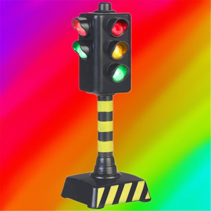 5’’ Mini Traffic Train Signal Plastic Micro Sign Light for Kids Rail ...