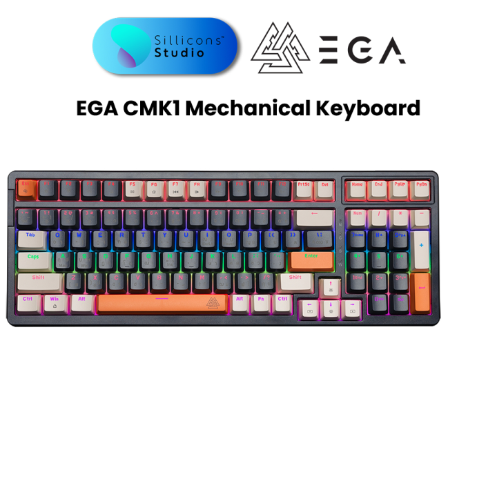 EGA CMK1 Gaming Mechanical Keyboard Hot-Swap RGB มีสาย | Lazada.co.th