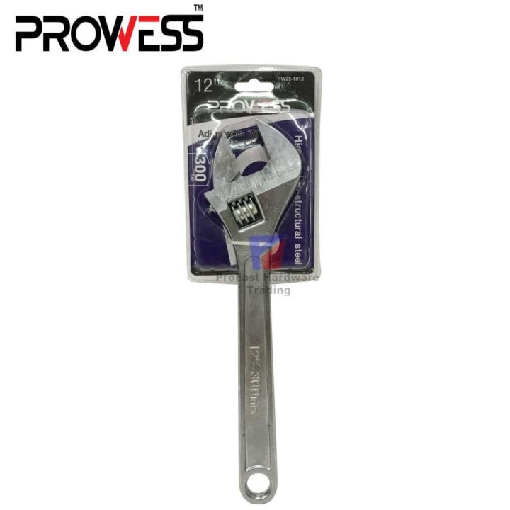 Prowess-12" Adjustable Wrench/Spanner | Lazada