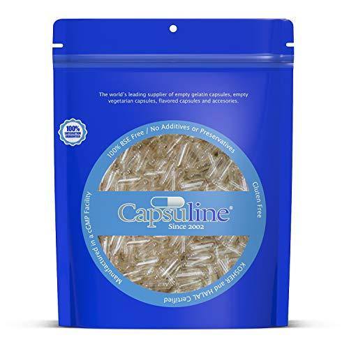 [PRE-ORDER] Capsuline - Size 000 Clear Empty Gelatin Capsules - 500 ...