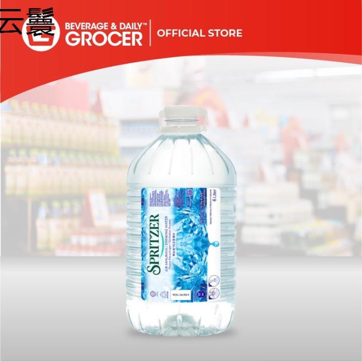 Natural mineral water ♠Spritzer Distilled Drinking Water 2 x 6L (14 bottles) 7 Cartons☃ | Lazada