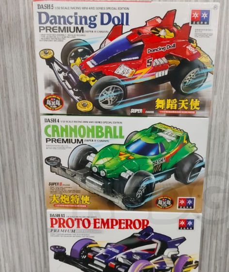 tamiya 4wd dash emperor dancing doll, cannonball, proto emperor mobil ...
