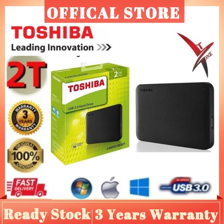 [Local Ship] 2TB 1TB External Hard Disk USB 3.0 Hard Disk External Hard ...
