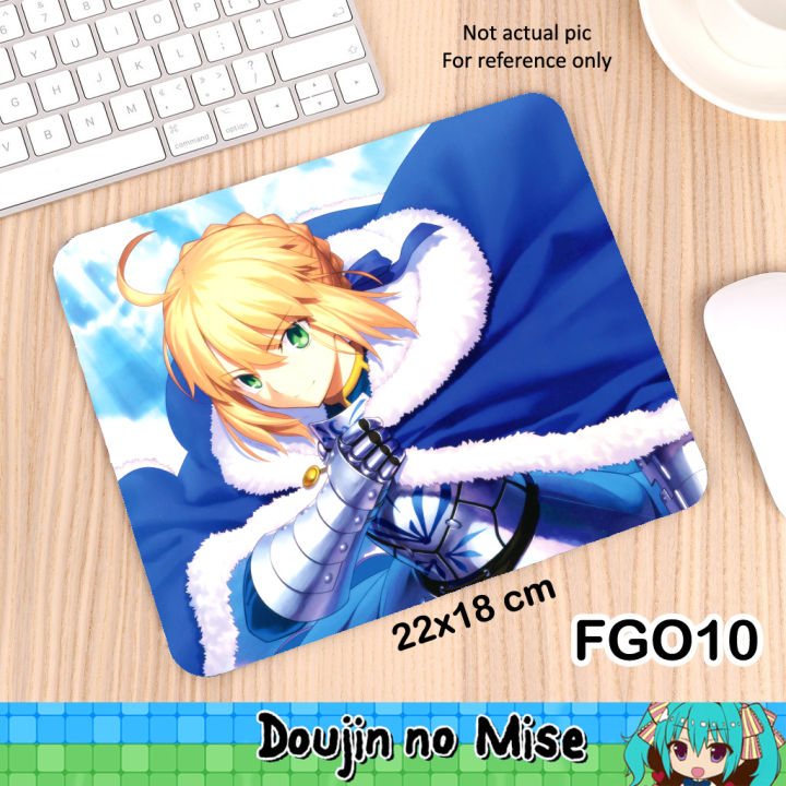Fate Grand Order Mouse Pad Anime Game Merchandise Altria Gilgamesh ...