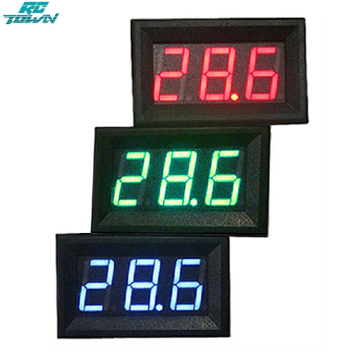 0.56 Inch DC 0V-30.0V 3-wire Voltage Meter Head LED Digital Voltmeter ...