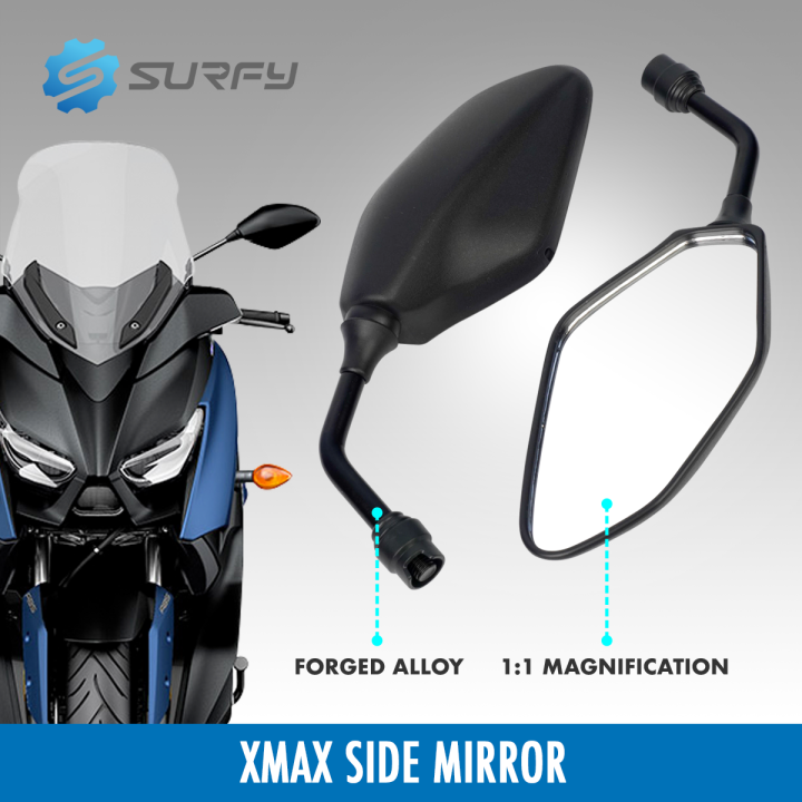 Xmax Design Side Mirror Adjustable Clear Lens Non-Grado With Honda ...