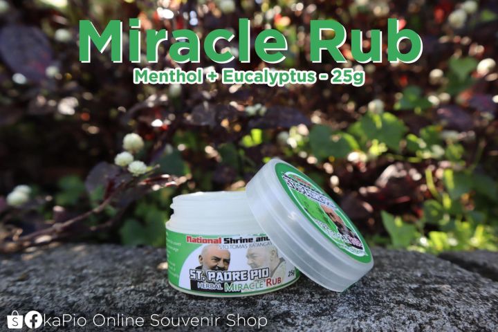 Saint Padre Pio Miracle Rub | Lazada PH